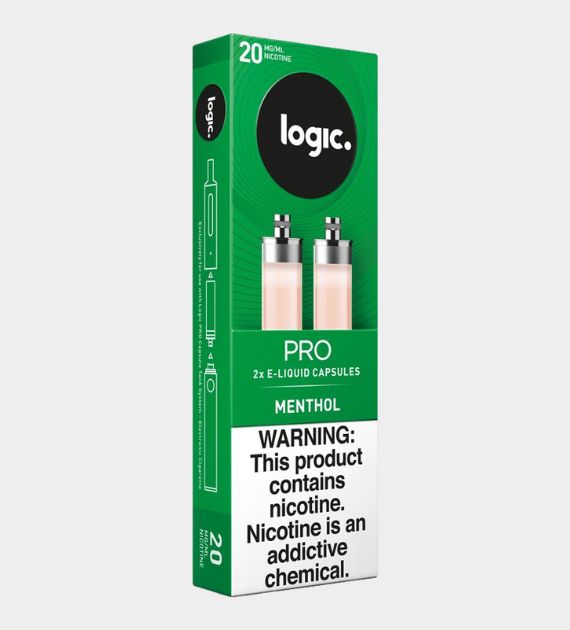 Logic Pro Capsules, Pack of 2 - Menthol - Box of 10 – True Distributors